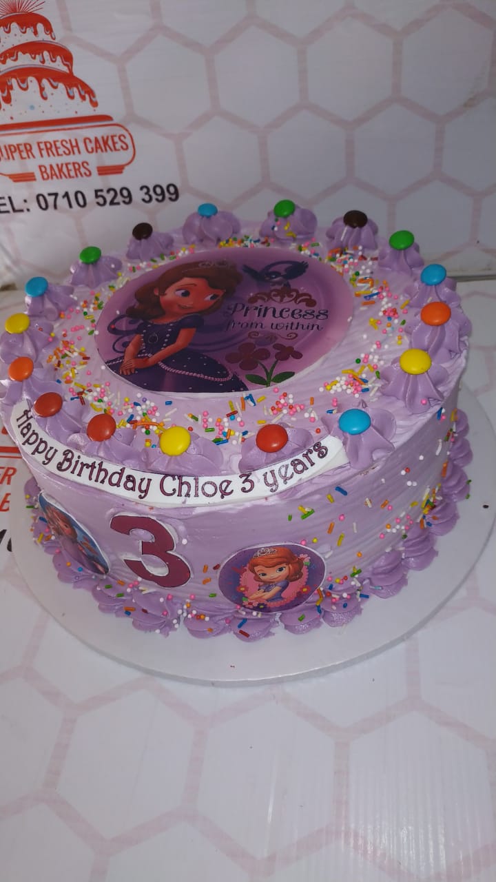 Chloe birthday cake (1KG) - Super Fresh Cakes Kenya