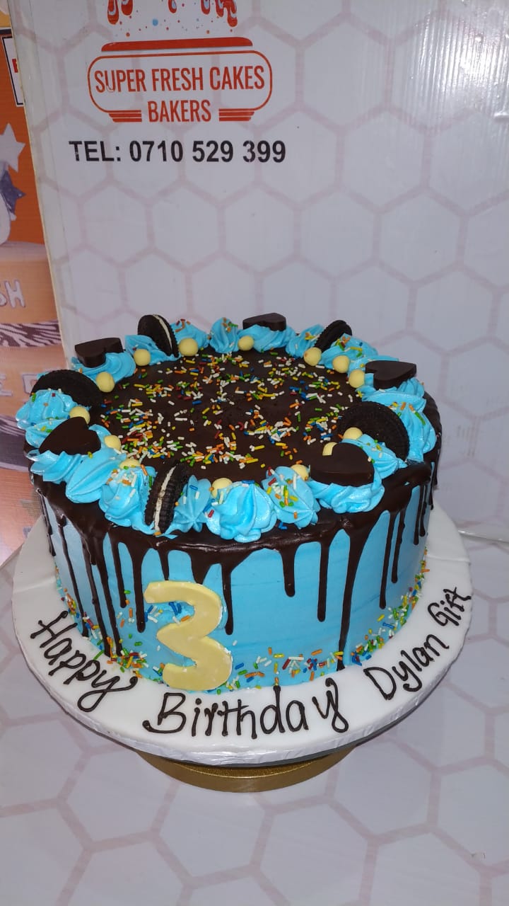 Dylan Happy birthday cake 2KG - Super Fresh Cakes Kenya