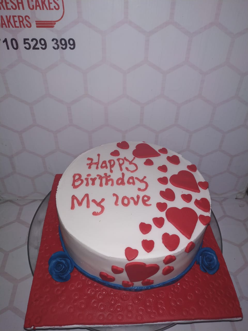 Love cake design 01 (1KG) - Super Fresh Cakes Kenya