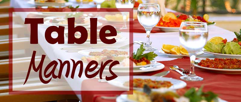 How to maintain a good table manners - dining etiquette in Kenya - Cakes