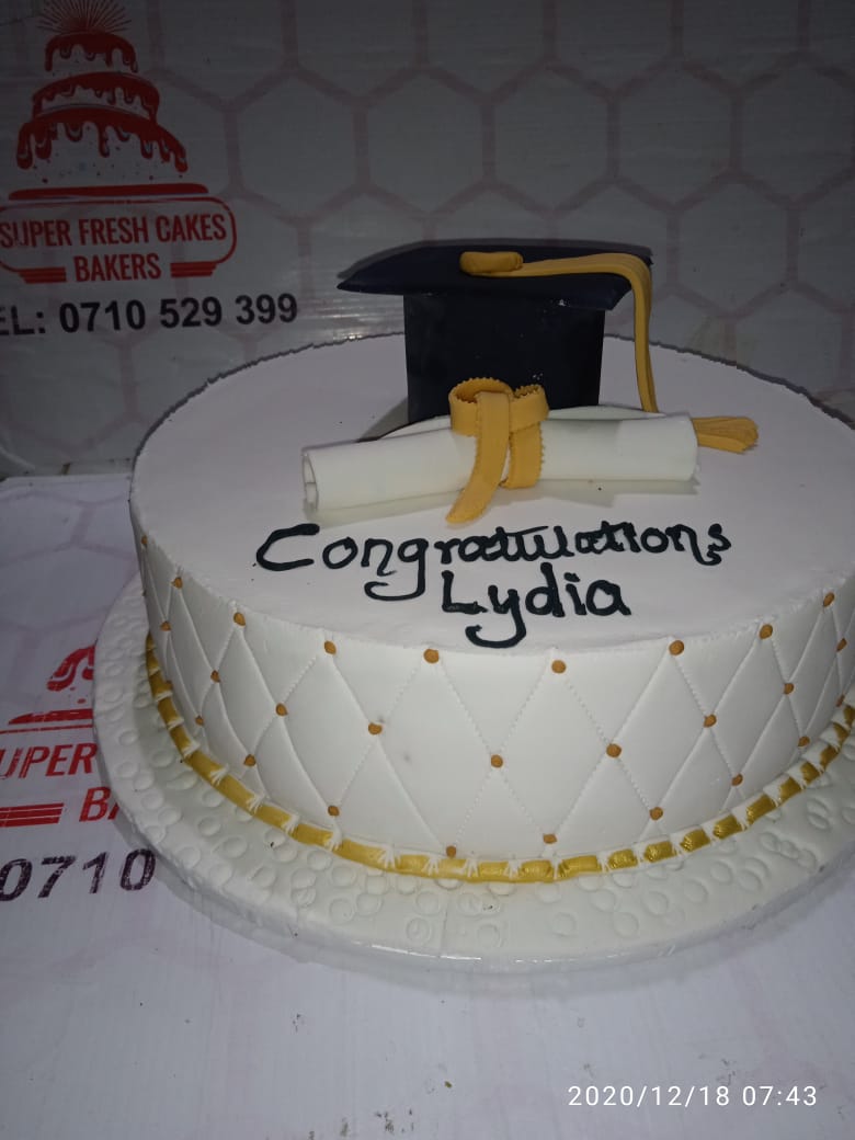 Lydia graduation cake 2KG - Super Fresh Cakes Kenya