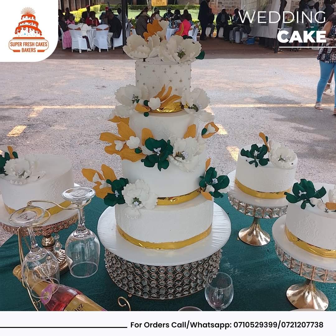 wedding cake 200persons - Super Fresh Cakes Kenya